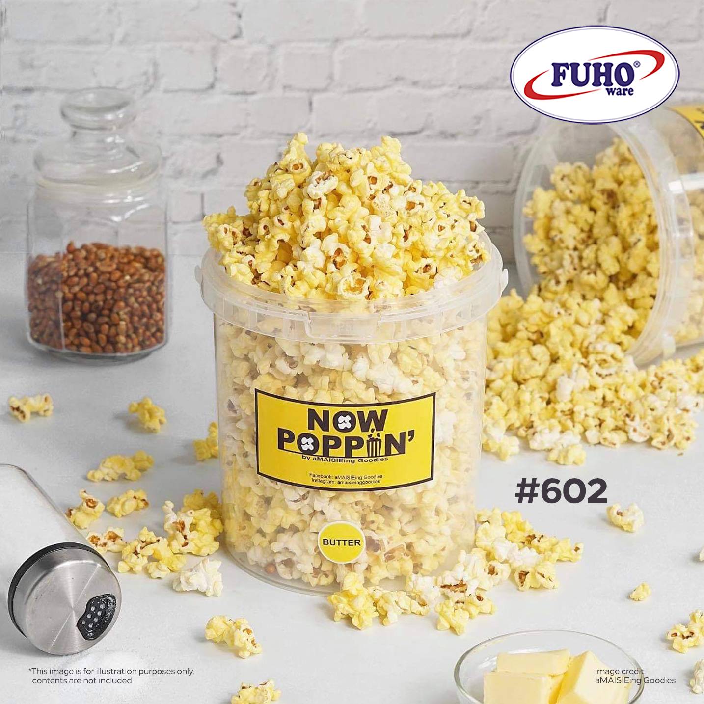 10 pcs FUHO 2L Bucket with Seal #602 | Shopee Philippines