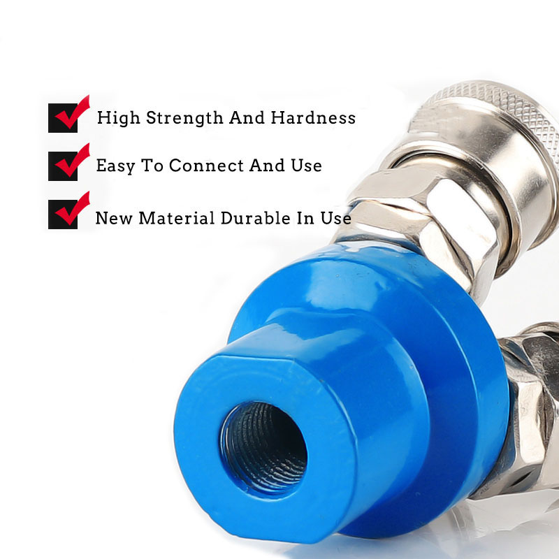 Air Compressor Connector Pneumatic Fitting Multi Splitter 2/3 Way Quick ...