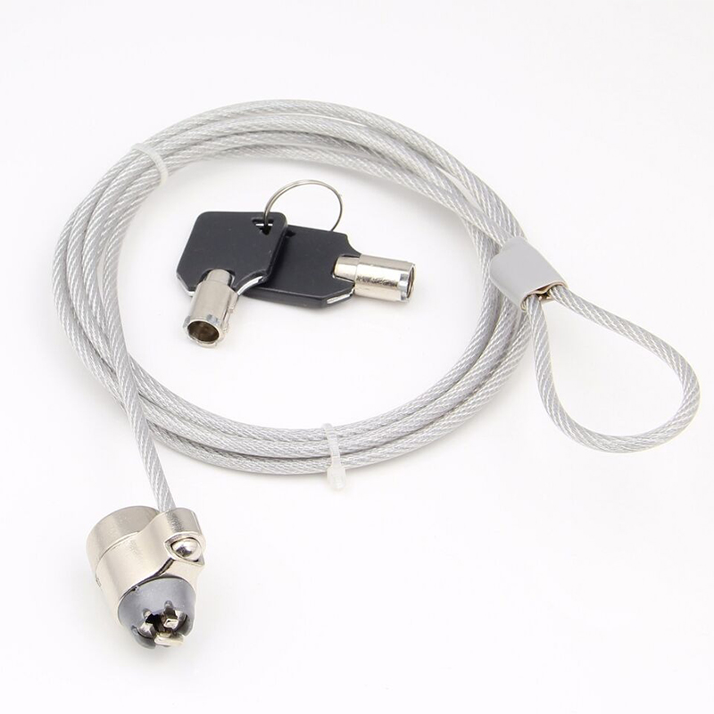 ArgoX Key Type Security Laptop Lock Cable - 3 x 7 mm for PC, Desktop ...