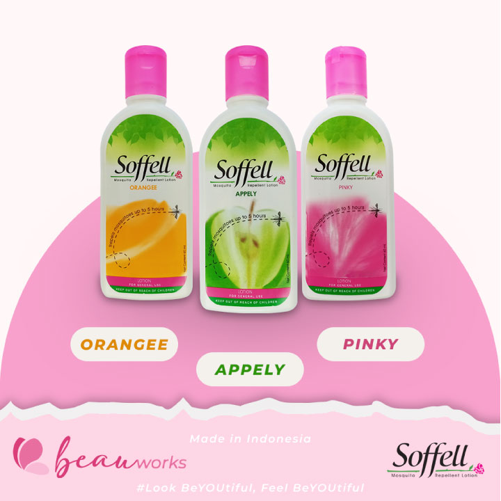 Soffell Mosquito Repellent Lotion Appely (Apple) 60ml | Shopee Philippines