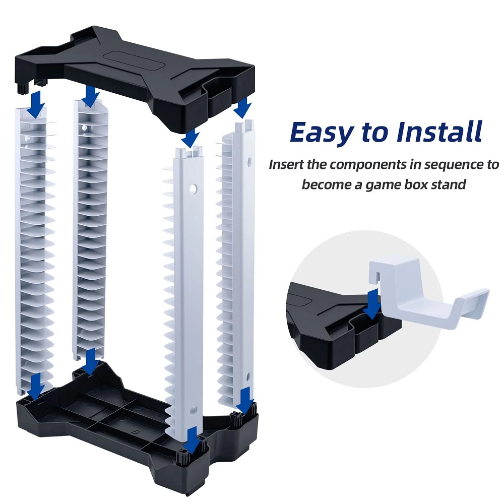 Dobe PlayStation PS4, PS5, Nintendo Switch, Xbox 23-Layer Game Disc ...