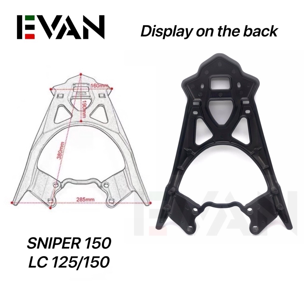 Sniper 150 LC 125/150 Sparrow Bracket /Tail Top Box Bracket Rear ...