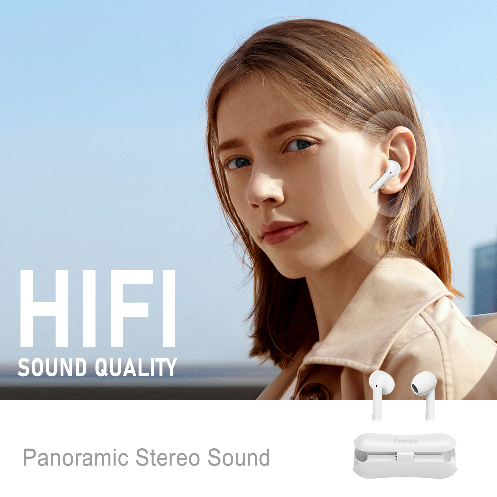 Orashare TW01 Bluetooth Earphones TWS Bluetooth 5.3 High Stereo Sound ...