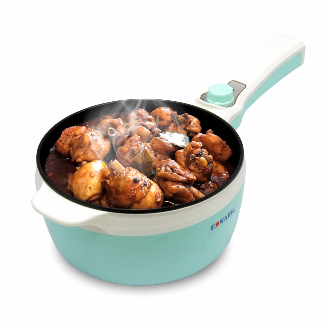 Edmark Smart Cooker Multi-Purpose Non-Stick Coating 1.5 Liters Capacity ...