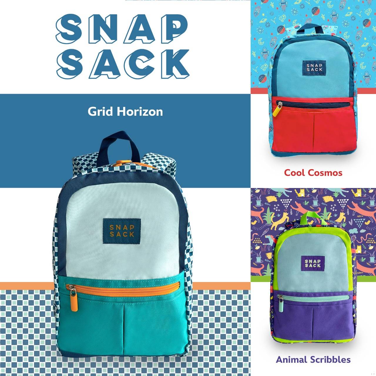 Snapsack Kids Backpack (9 designs) | Shopee Philippines