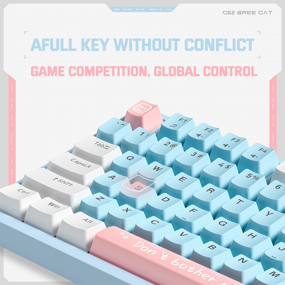 EasyPC| Onikuma G52 82 Keys Mechanical Keyboard| SPACE and DONT BOTHER ...