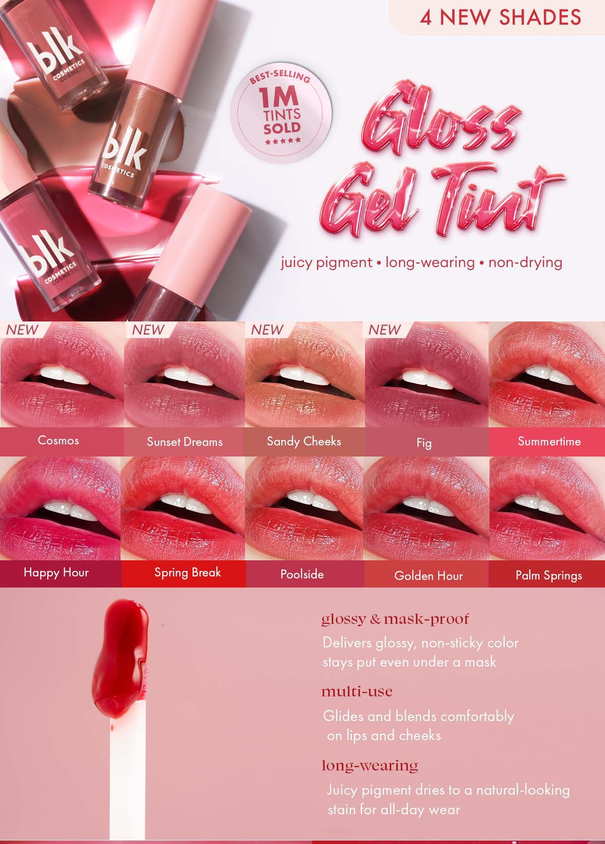 blk cosmetics fresh gloss gel tint spring break | Shopee Philippines