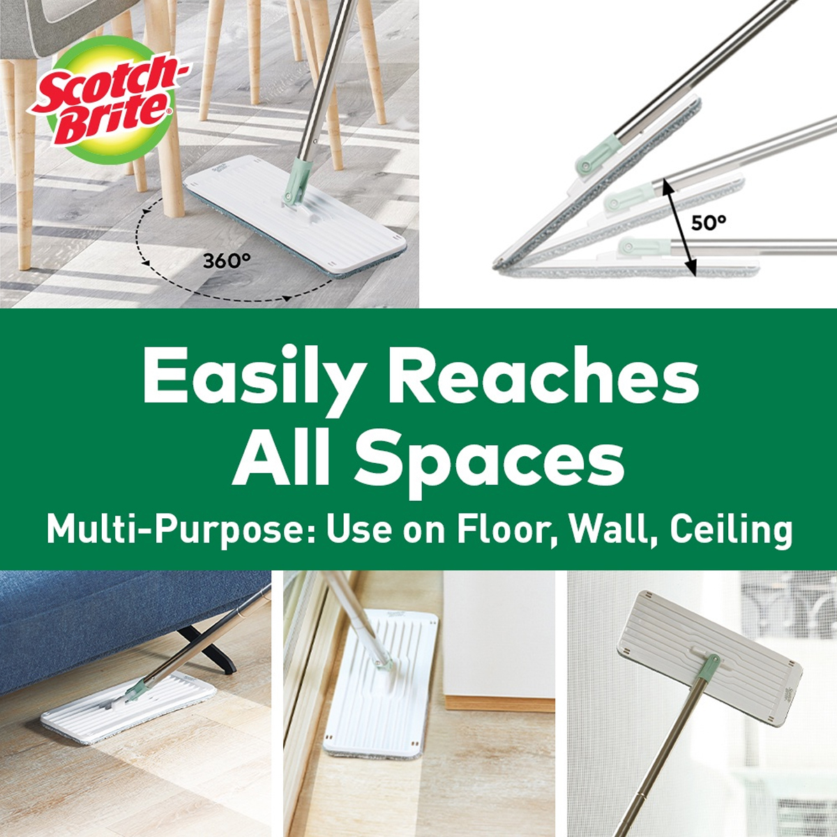 3M Scotch Brite Hands Free Compact Mop Bucket Asia | Shopee Philippines