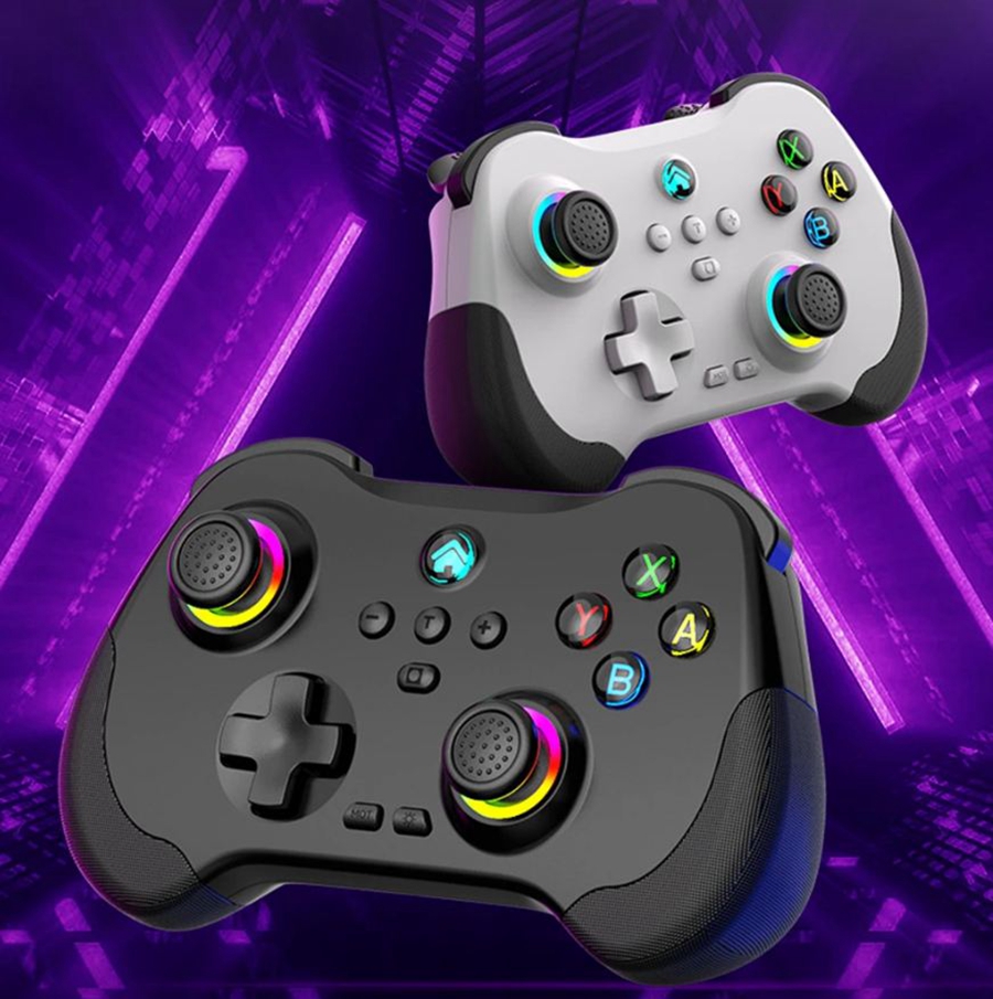 Ovleng Z01 Rgb Colorful Light Wireless Gamepad Game Controller For ...