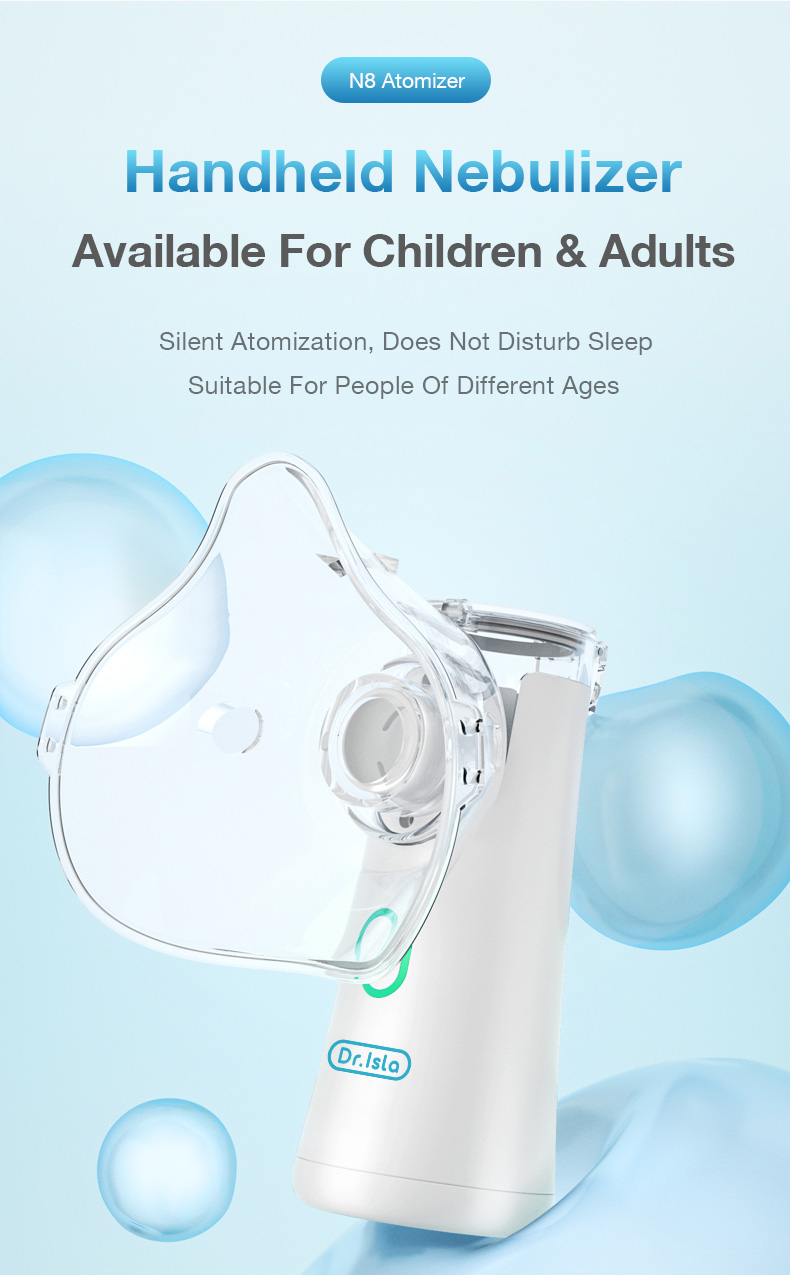 Dr.isla Portable Nebulizer Inhaler Ultrasonic Spray Nebulizer Machine ...