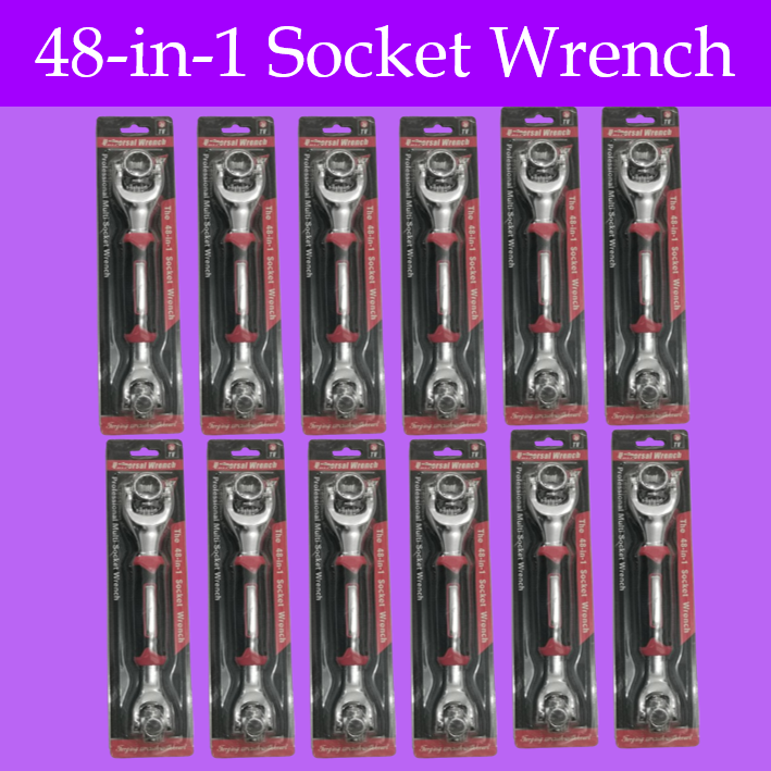 Mago 48-in-1 Socket Wrench Multi-Functional Universal Wrench | Shopee Philippines