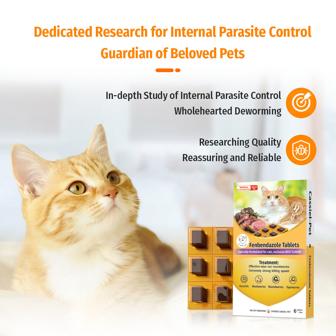 Cassiel Pet Deworming Chewable Tablets For Anti Tick And Flea Heartworm ...