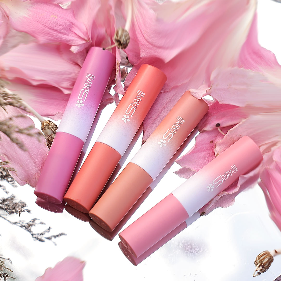 Shawill Velvet Mist Matte Lipstick Soft Lip Mud Lip Tint Smooth Lipcream Lipstick Make Up S9006 ...