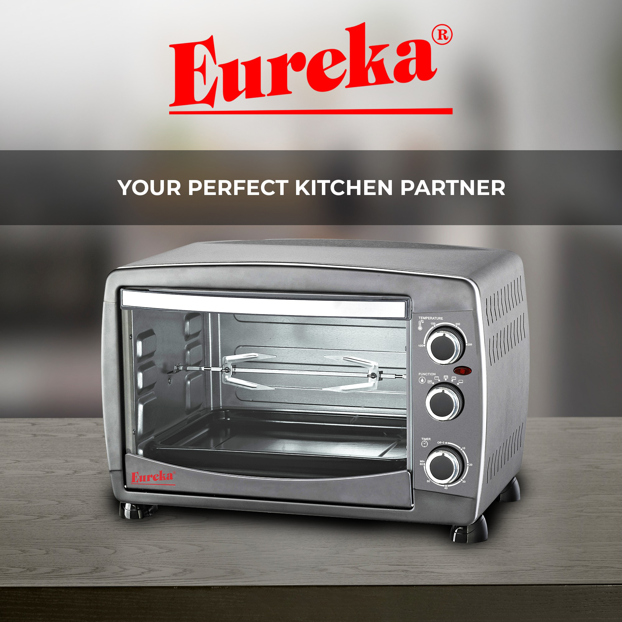 Eureka by Winland 30 Liters Electric Oven for Baking w/ 4 Cooking ...