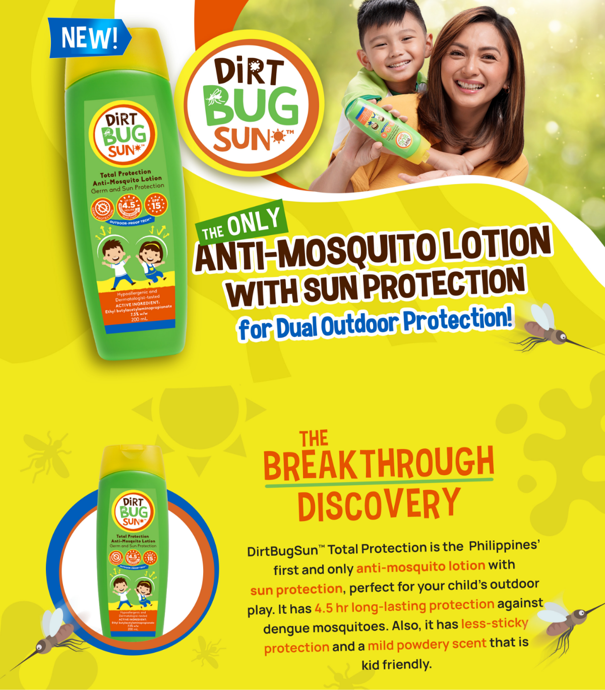 DirtBugSun Anti-Mosquito Lotion 50ml Bundle | Shopee Philippines
