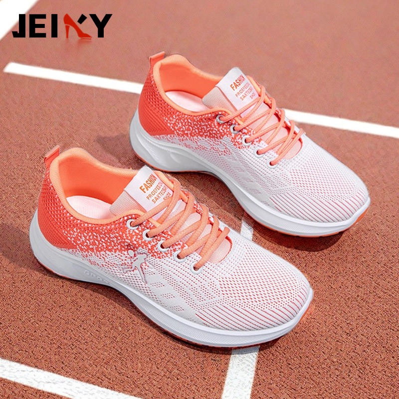 JEIKY Women's Sneaker Korean Fashion Sport Running Air Breathable Mesh ...