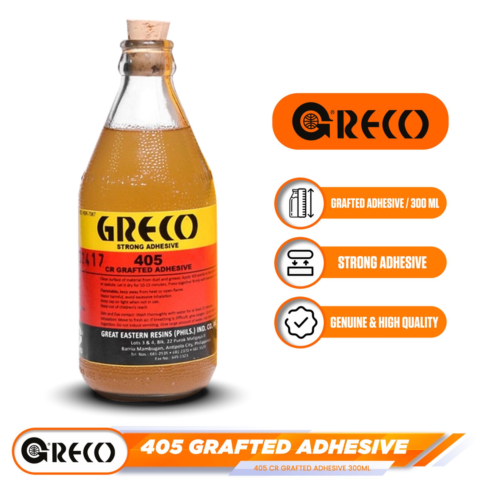Super Glue ORIGINAL Greco Cyanoacrylate Adhesive 20g / 405 Grafted ...