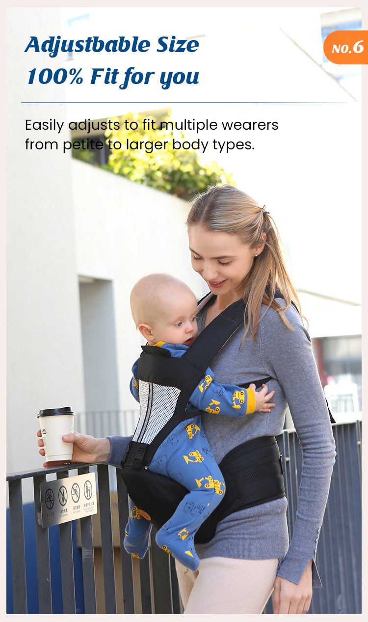 Large-Capacity Baby carrier with hip seat Carrier for baby carier for ...