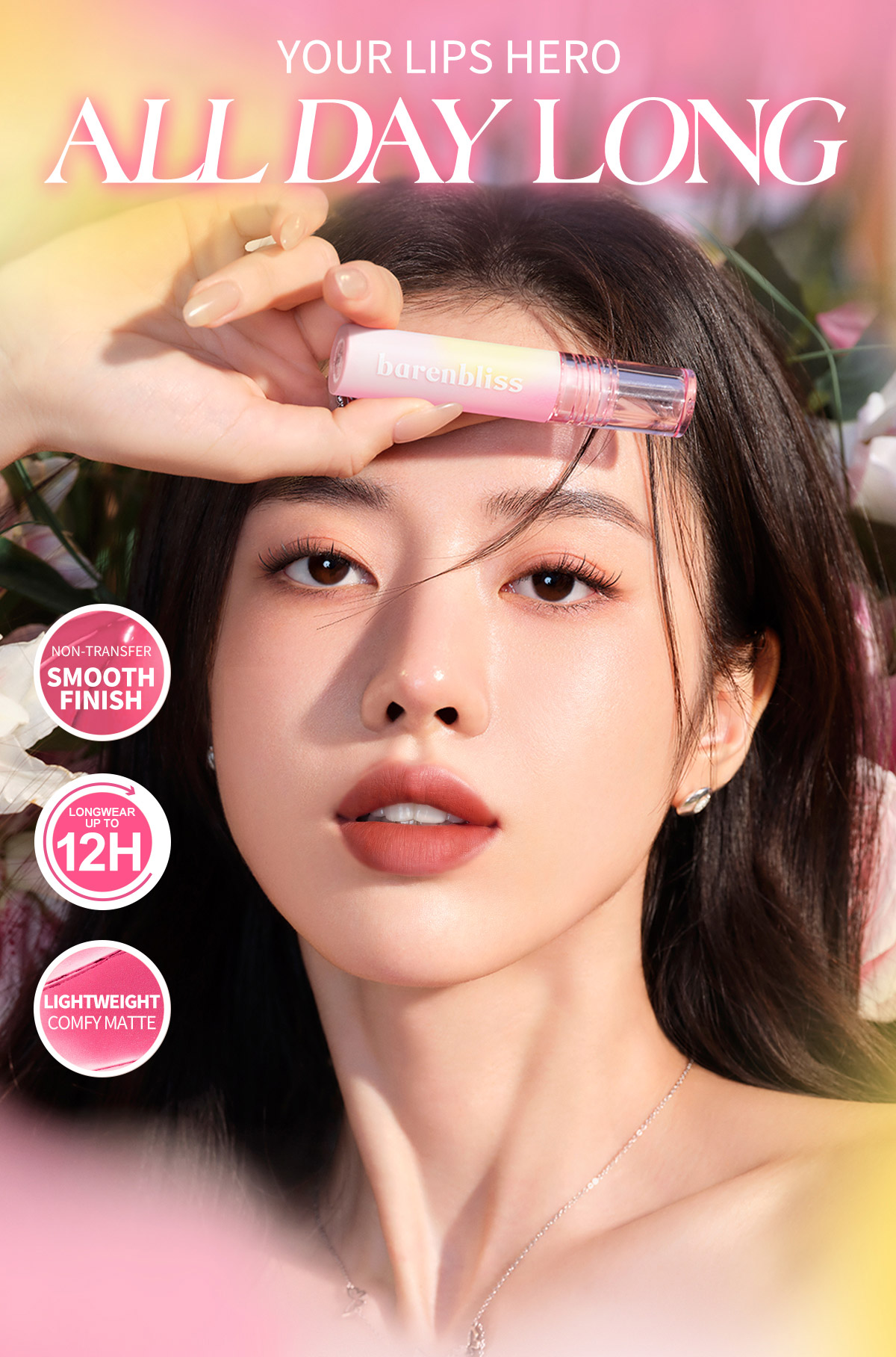 barenbliss BNB Bloomatte Full Bloom Lip Tint | Matte Long Lasting Lip ...