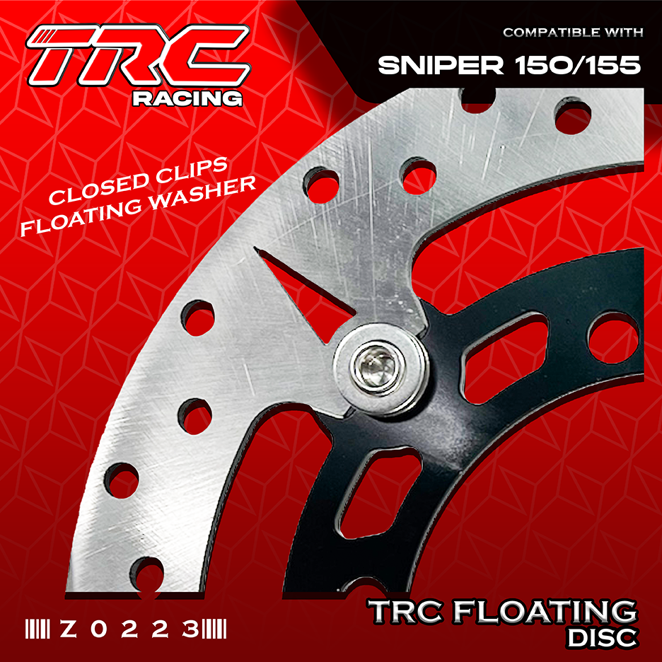 TRC FLOATING FRONT DISC BRAKE for Sniper 150/155 4 HOLES 245mm Z0223 ...