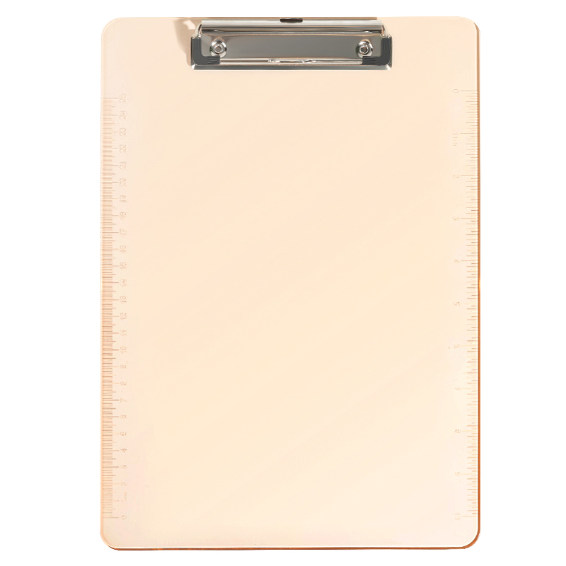 Deli 9256A PET Transparent Plate Clamp File Storage School Supplies ...