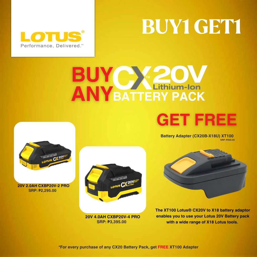 Lotus Battery Pack 20V 2.0AH CXBP20V-2 PRO | 20V 4.0AH CXBP20V-4 PRO ...