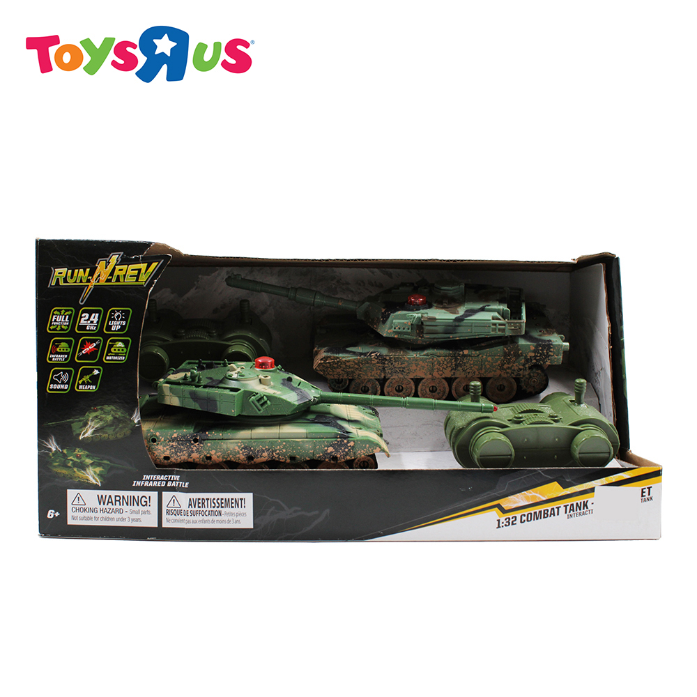 Run n' Rev 1:32 Radio Controlled Combat Tank - Battle Set | Shopee ...