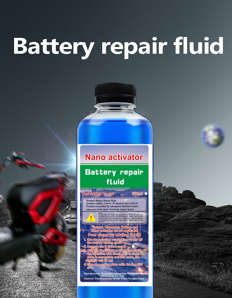 Battery Repair Solution 500ml Battery solution water Battery liquid ...