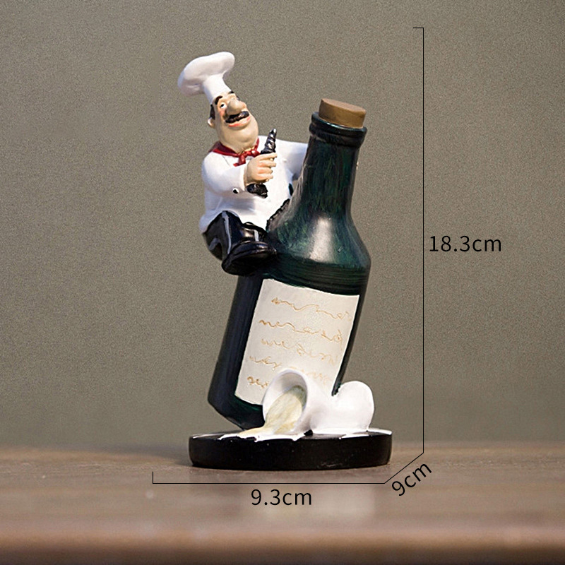 Resin Crafts Creative Chef Statue Decoration StatueGift Home ...