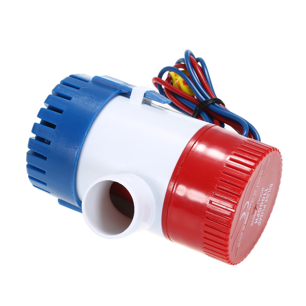12V Electric Pump 1100GPH Marine Bilge Pump Submersible Boat Water Pump ...