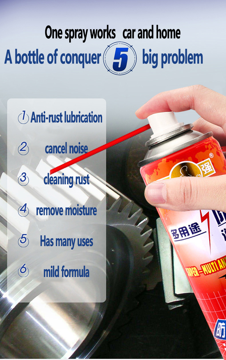 Strong Rust Remover for Metal steel 550ML Tough Rust Removal Lubricant ...