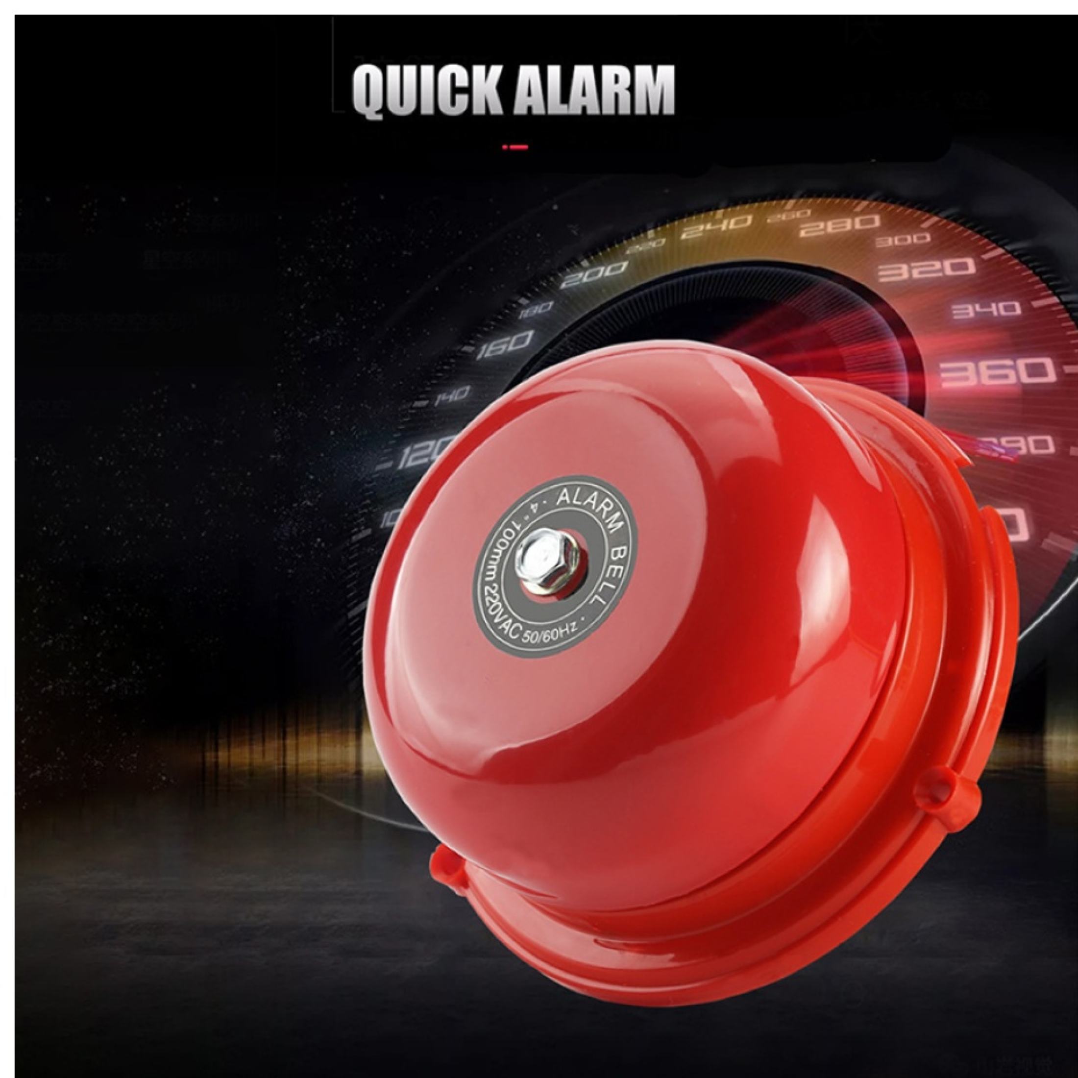 Kidde Smoke Detector 220v Fire Alarm Bell 6-inch With Break The Glass ...