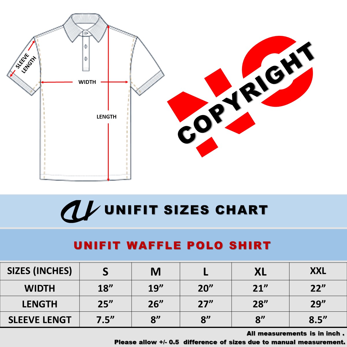 UNIFIT Waffle Zip Up Polo Shirts For Men With Pocket And Half Zipper ...