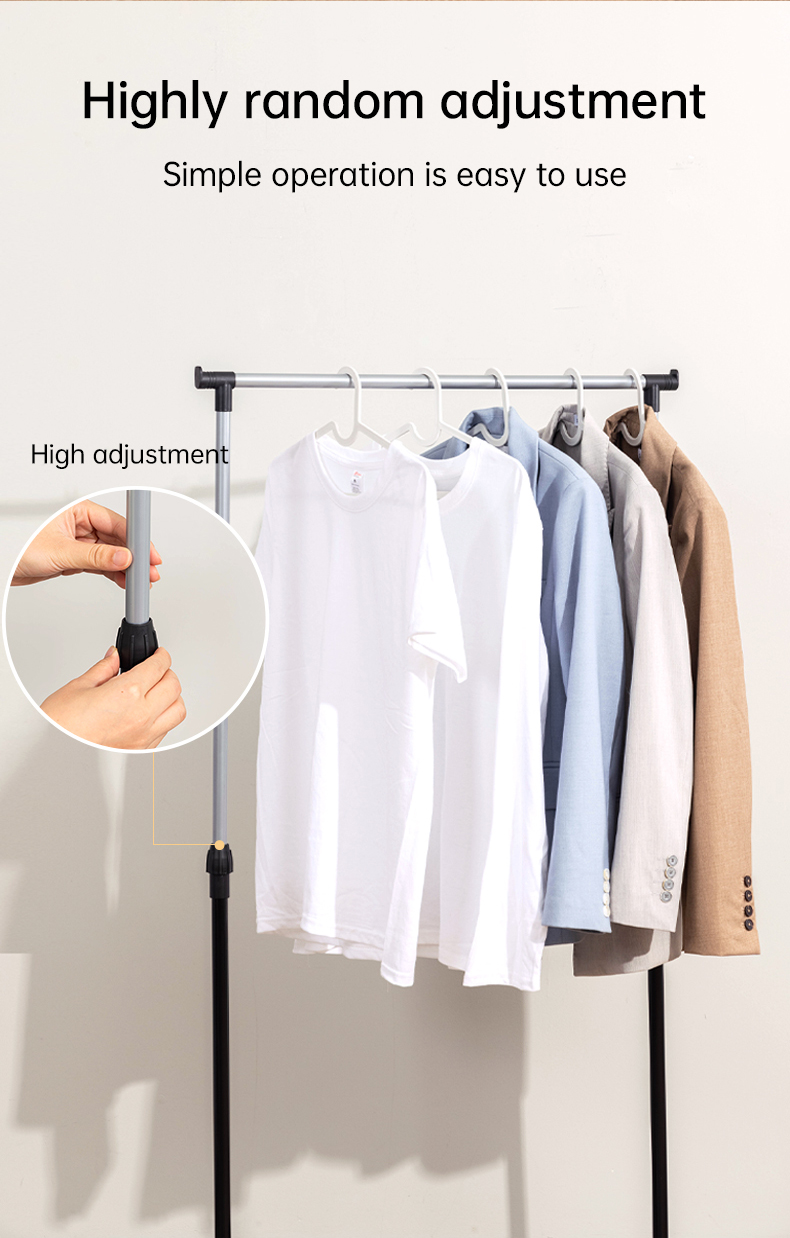 Vusign By Deli 360 Rotating Clothes Rack Double Poles Telescopic ...