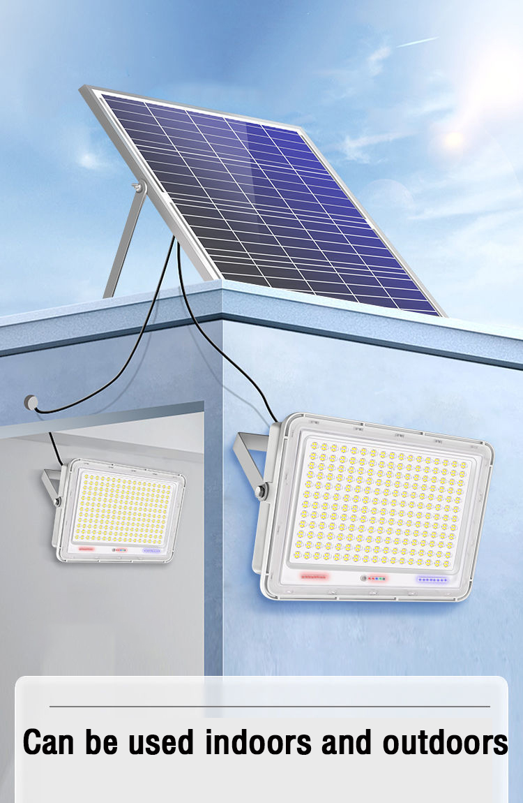 Yesq solar light LED 800W outdoor waterproof with remote of 5 YEARS ...