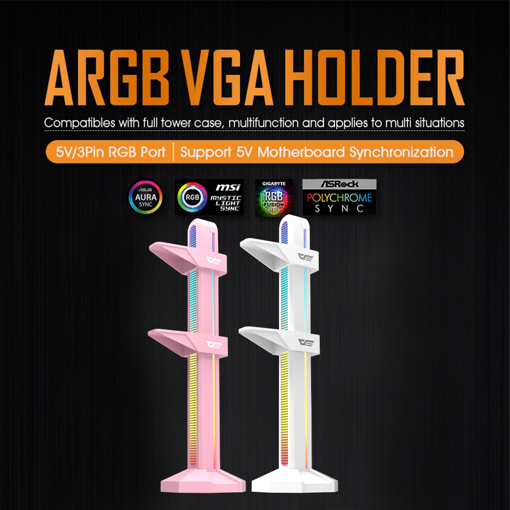 EasyPC| DarkFlash DL240 ARGB cpu Holder Pink and White Freebie | Shopee ...