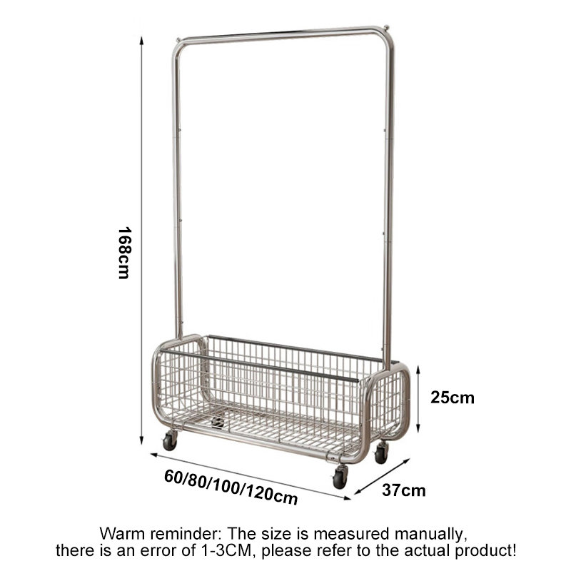 Clothes Rack Clothes Hanger Rack For Clothes Heavy Duty With Basket ...