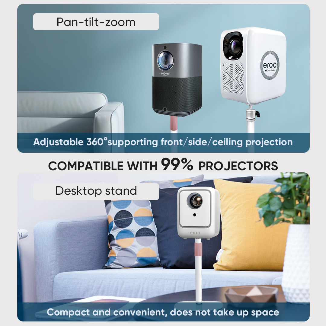 Eroc Projector STAND size up to160cm 360deg. Rotation & Adjustment ...