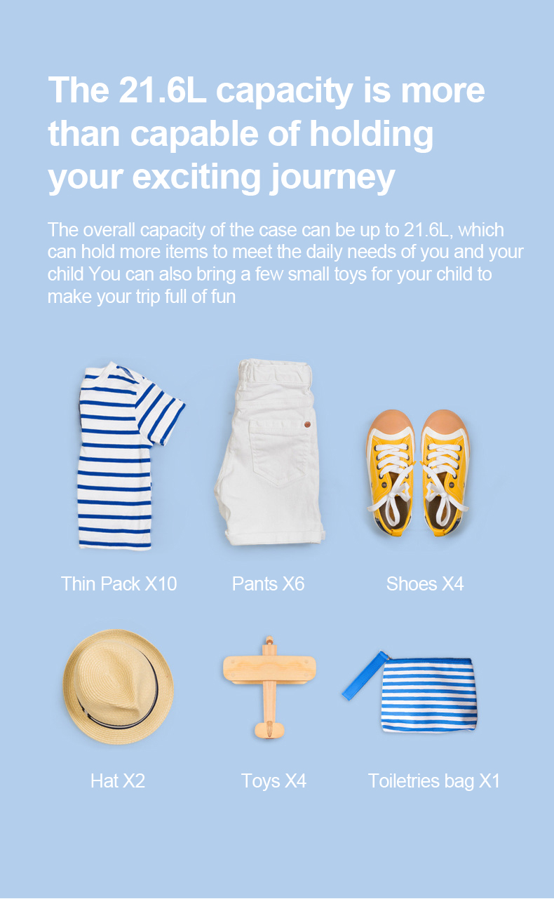 CHARLES X Children's riding suitcase Tie rod suitcase 20 inch suitcase ...