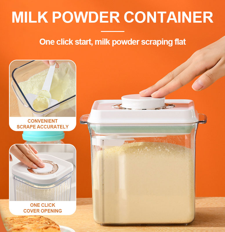 Air Tight Milk Powder Container Baby Food Storage Container Powder with ...