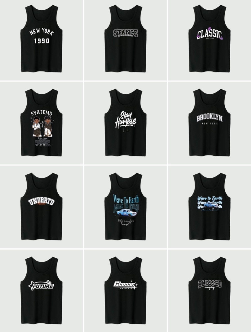 Fashion Blessed Black Sando For Men Tank Top | Shopee Philippines