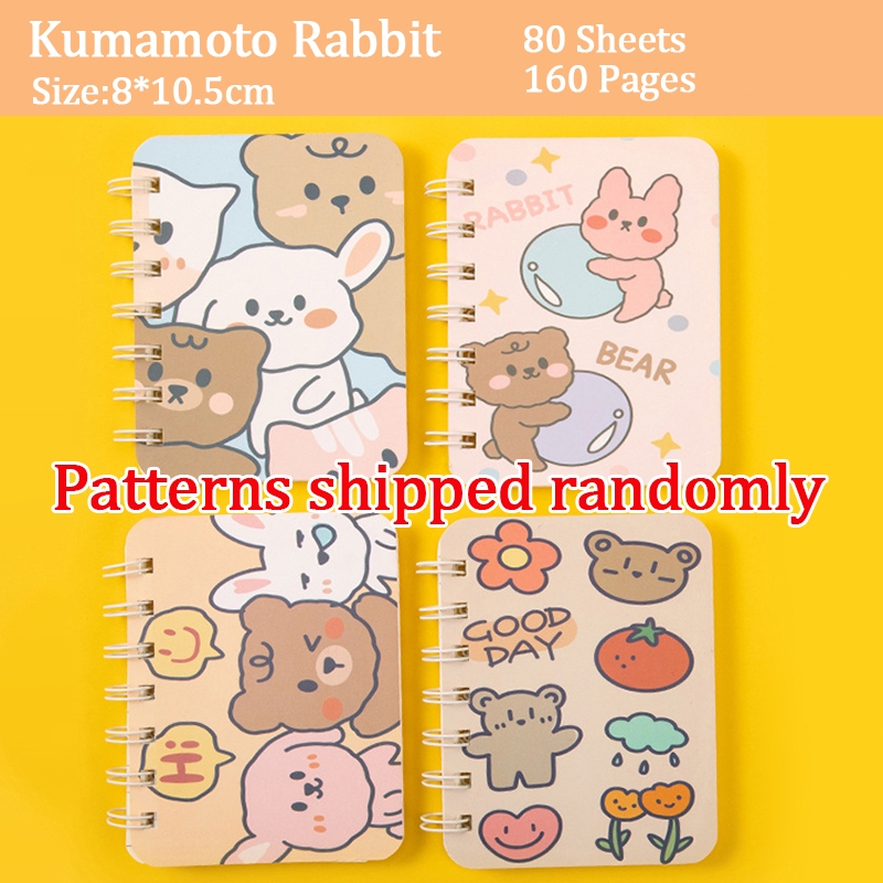 mini diary book diary A7 Cute Mini Spiral Notebook Cartoon Diary ...