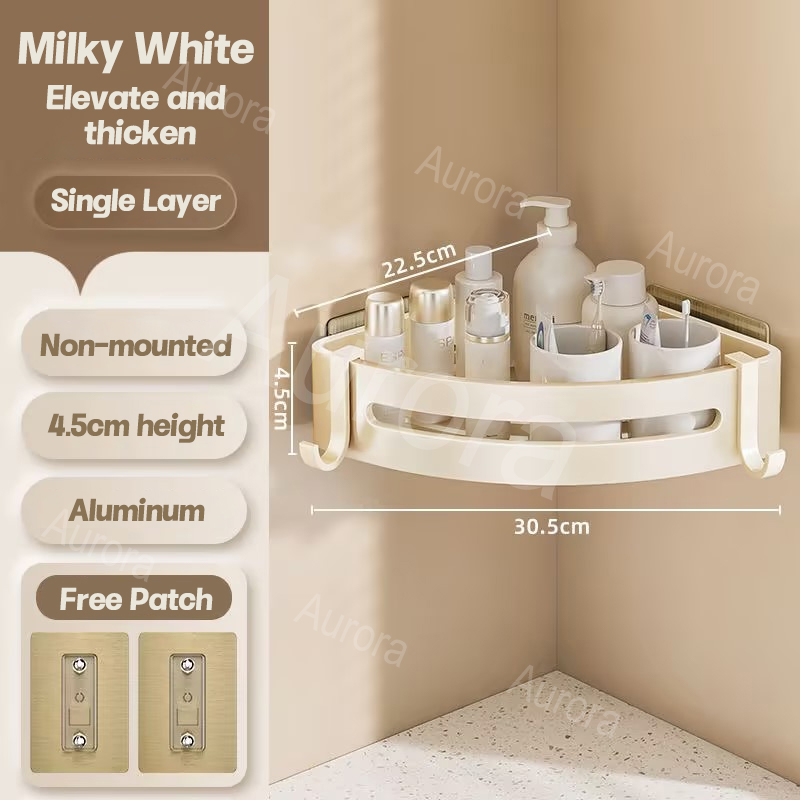 Aurora Free Punching Triangle Storage Rack Bathroom Storage Rack ...