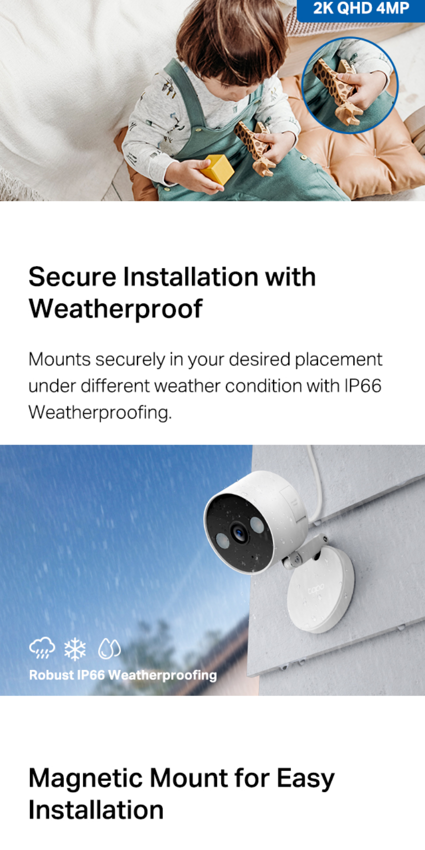 Tapo Official Store | TP-Link | C120 | Indoor/Outdoor | CCTV | Wi-Fi ...