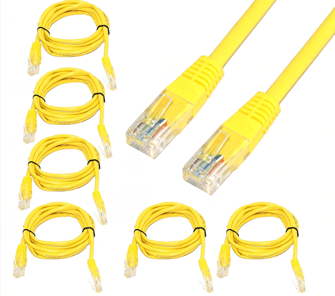 CAT5E/CAT6 High Quality All Copper Rj45 Ethernet Patch Lan Network Lan Cable 1.5M 2M 3M 5M ...