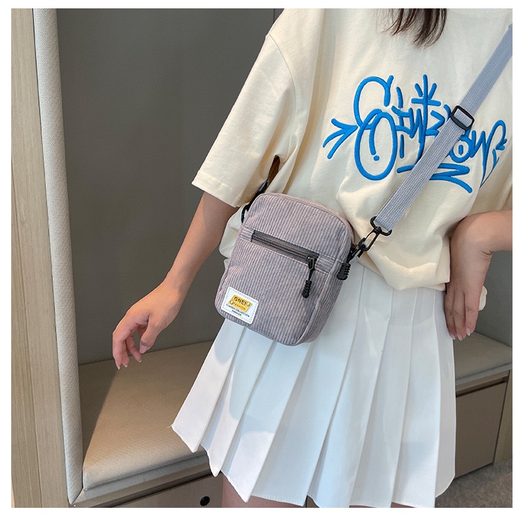 Mumu 2003 Cute Small Corduroy Women Sling Bag Students Shoulder Bags ...