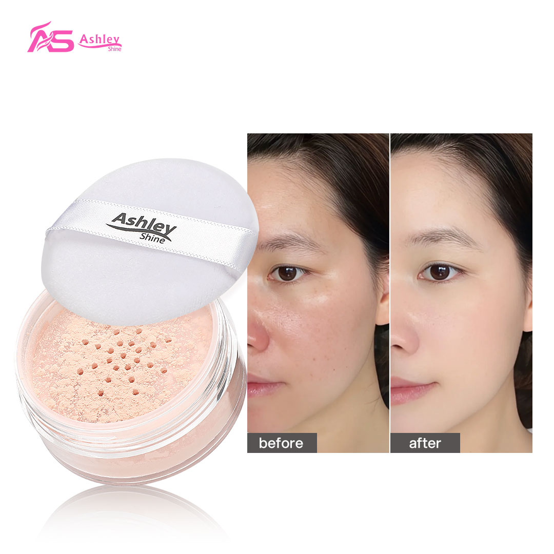 Ashley Shine Loose Powder Oil Control Matte Waterproof Face Powder Make ...