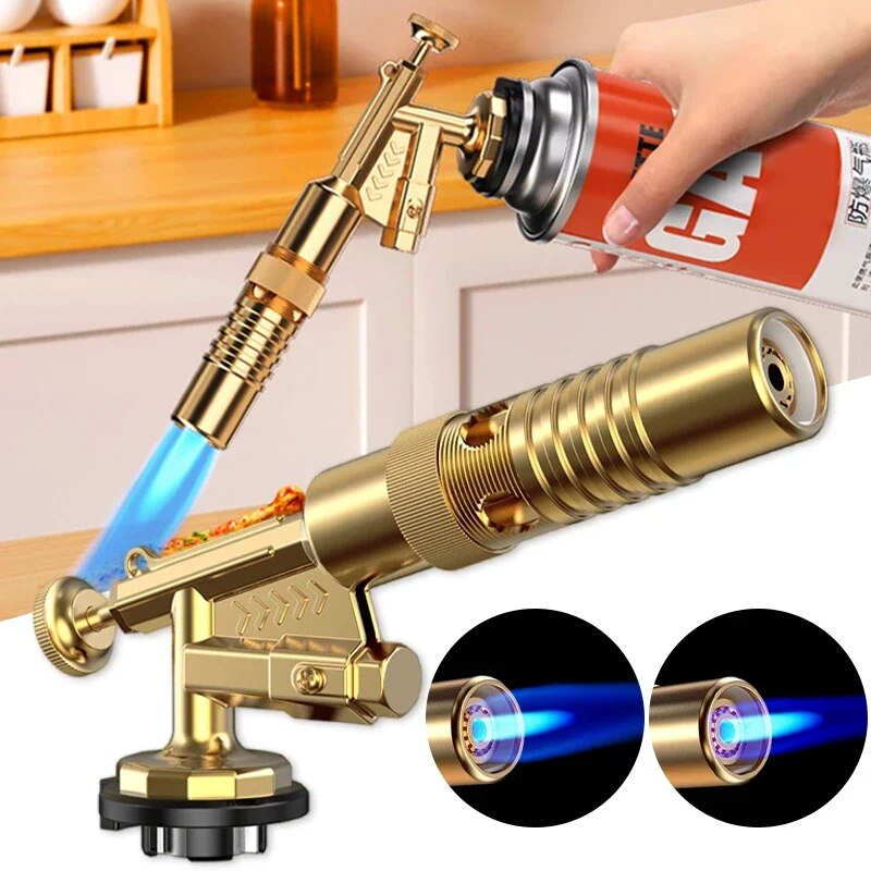 All Bronze Gas torch Welding Nozzle Heat Flame Gun Bronze Brazing Blow ...