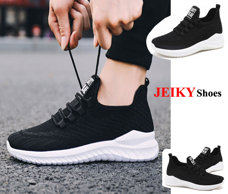 JEIKY Sneakers Men's Running Shoes 2024 New Casual Breathable Sneakers ...