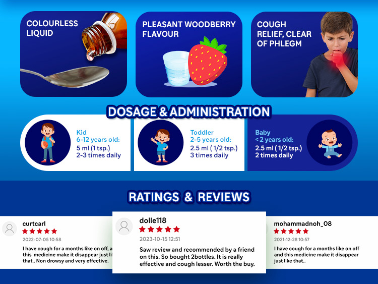 Mucosolvan Kiddi Syrup Soothing Immediate Release Productive Cough and ...